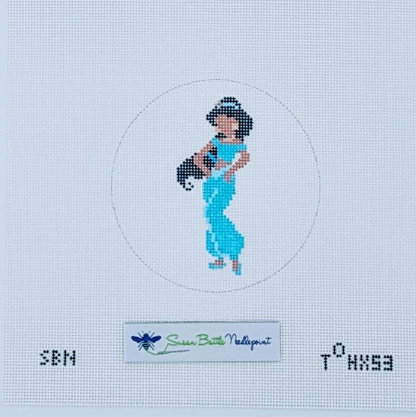 Jasmine (Princess Series) - Susan Battle Needlepoint